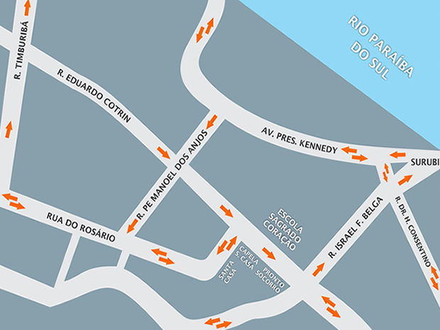 G1 - Trânsito sofre mudanças no bairro Lavapés, em Resende, RJ ...