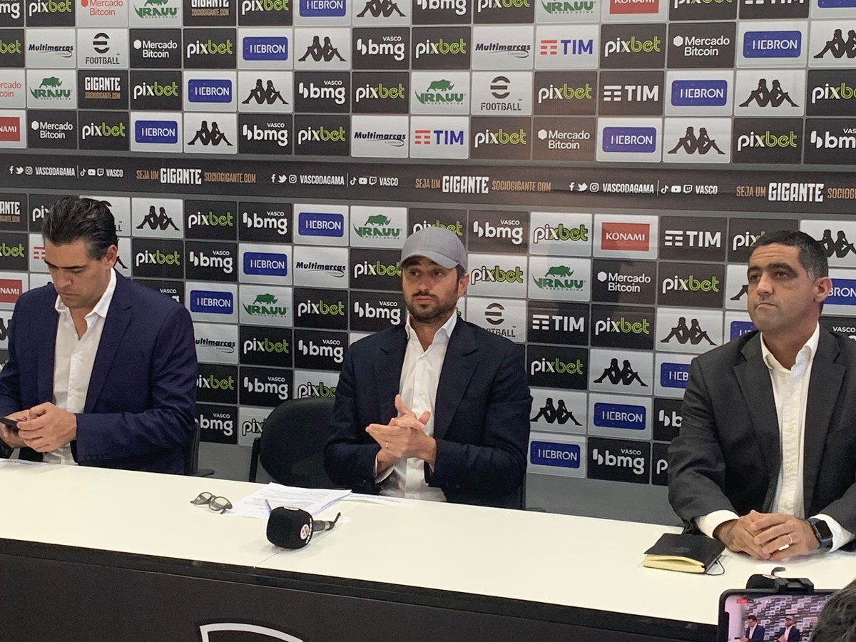 Com Josh, Bracks e Luiz Mello, Vasco apresenta novo comando do futebol ...