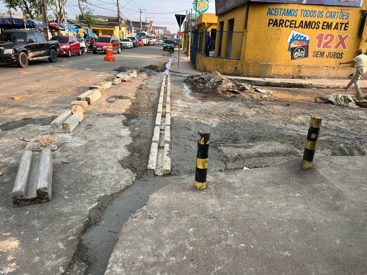 Trecho De Rua No Conjunto Manoa Em Manaus é Interditado Para Obra