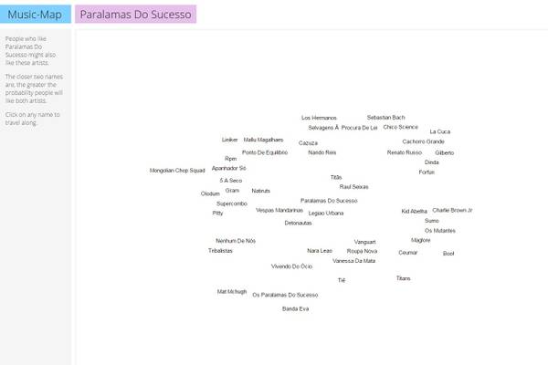 Music Map | Software | TechTudo