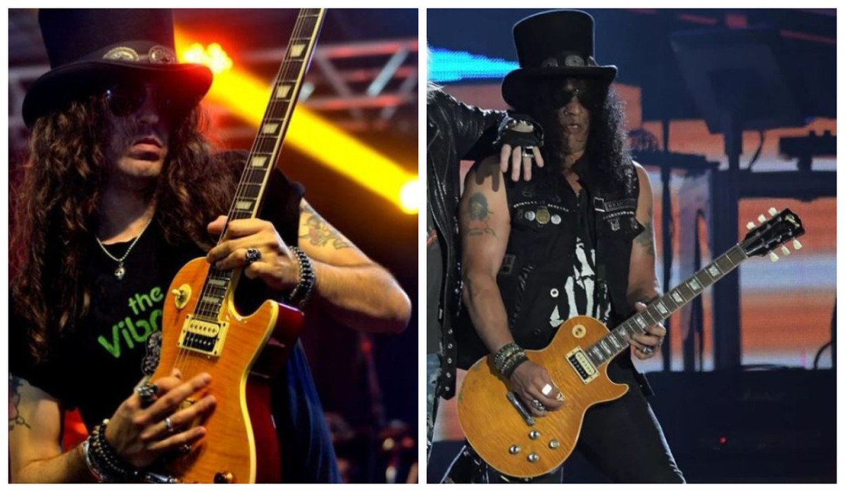 'Tenho 3 tatuagens iguais às do Slash', diz músico de SC que integra ...