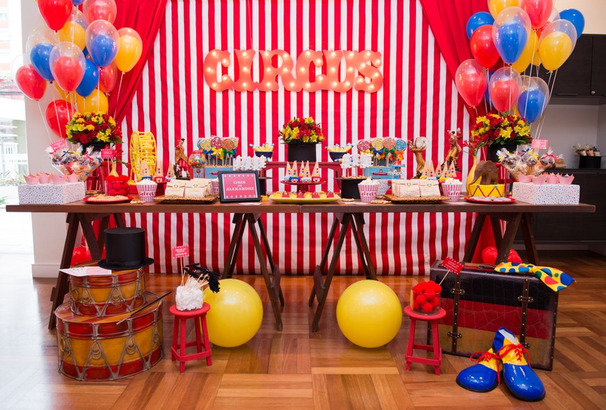 Tema de festa: Circo 2 - Crescer | Temas