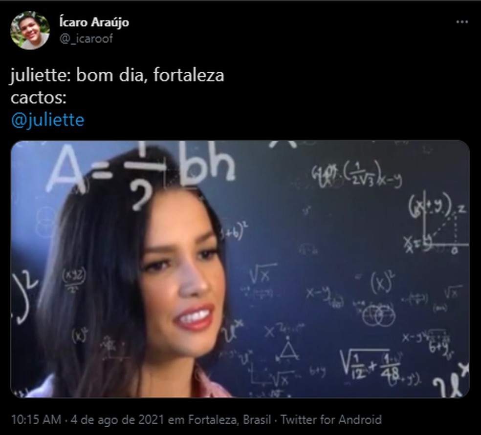 Viagem de Juliette a Fortaleza gera memes bem-humorados; confira ...