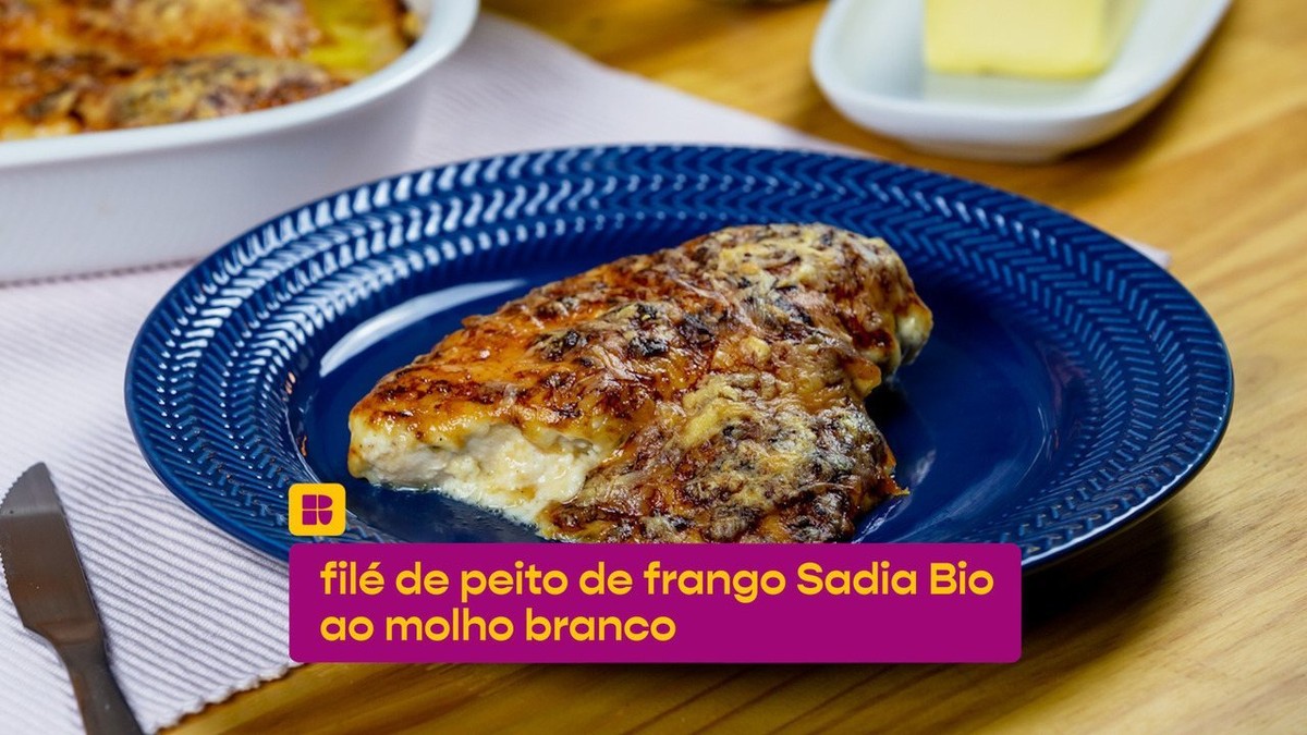 Filé de peito de frango ao molho branco | Receitas Sadia | Receitas