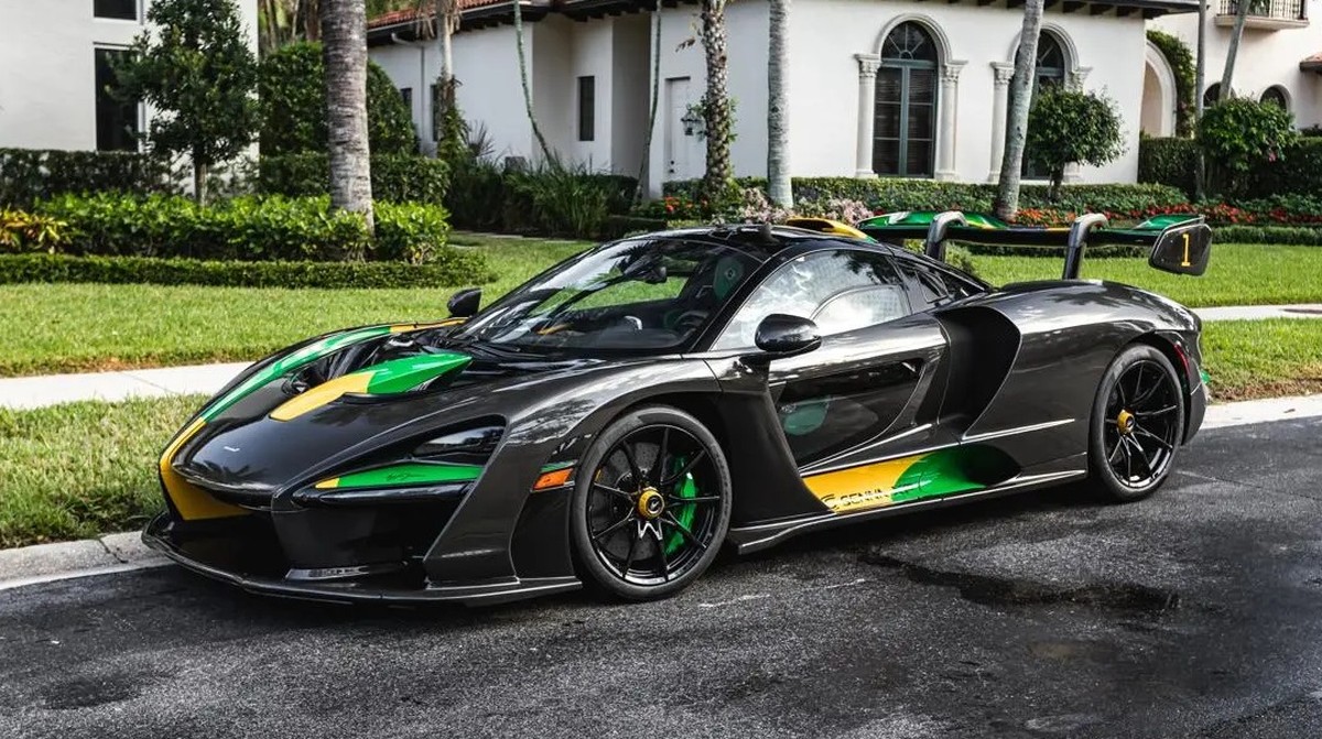 Único McLaren Senna que homenageia vitória do piloto no GP Brasil de ...