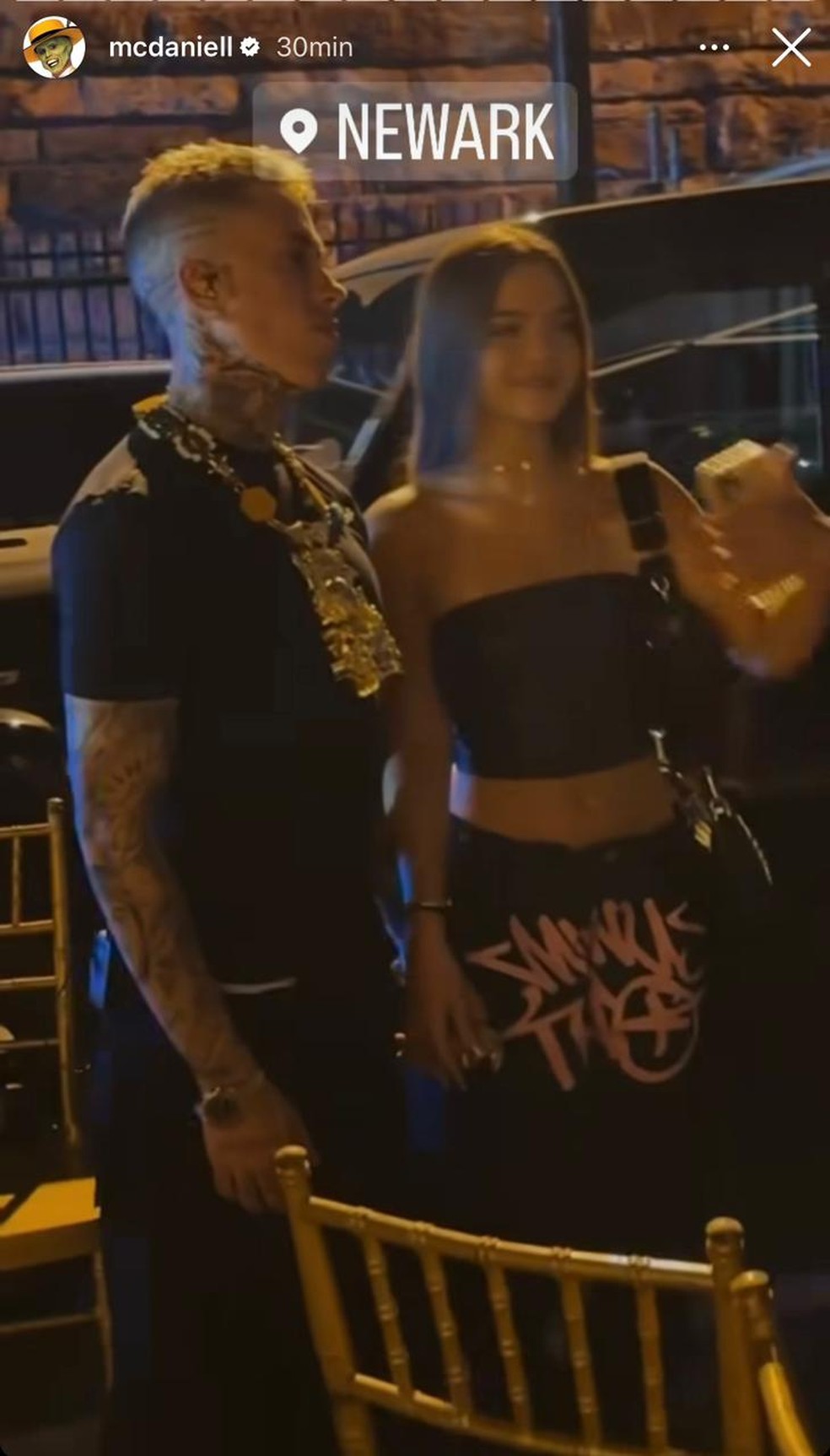 Mel Maia e MC Daniel aparecem juntos nos Estados Unidos