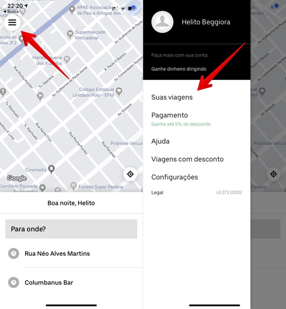 Como Imprimir Recibo Da Uber Transporte Techtudo
