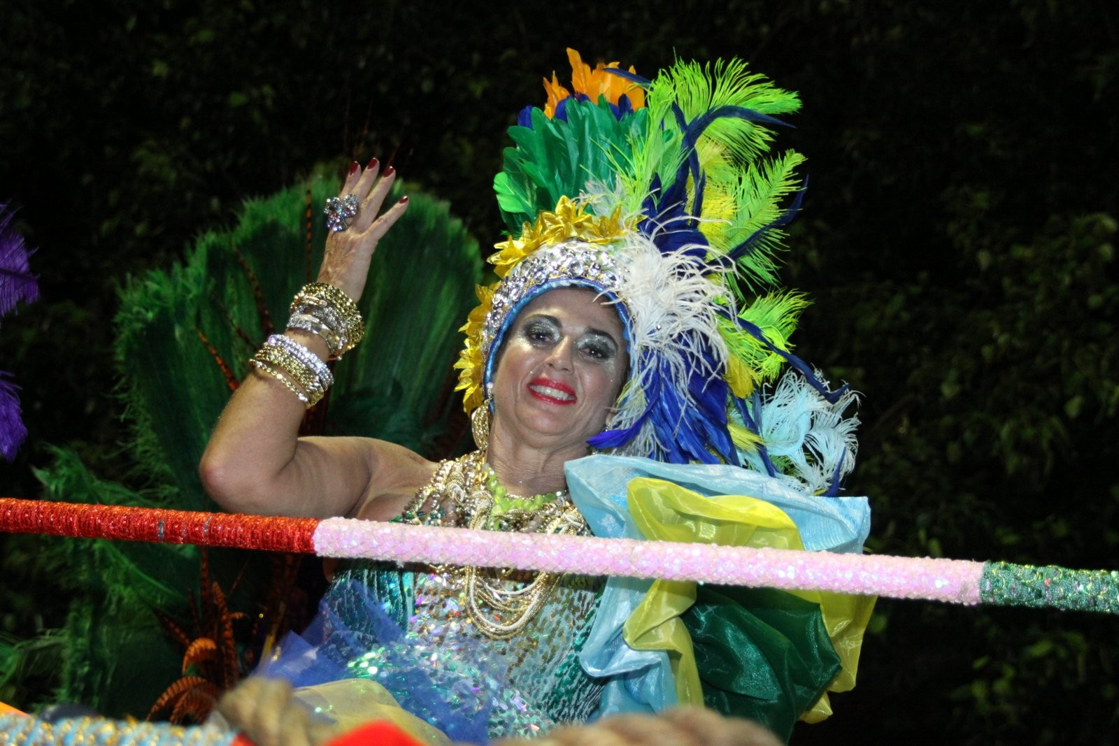 Cida Moraes faz graça como Carmen Miranda - Quem | Rio de Janeiro