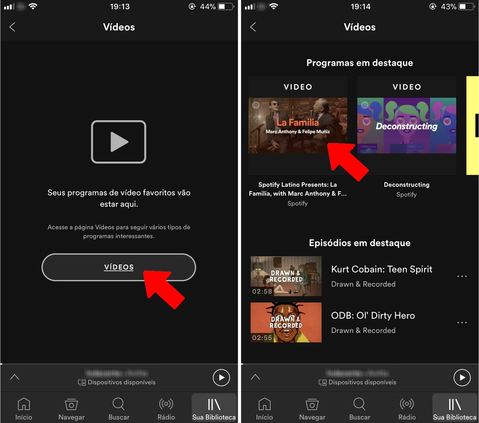 Como ver vídeos no Spotify | Players | TechTudo