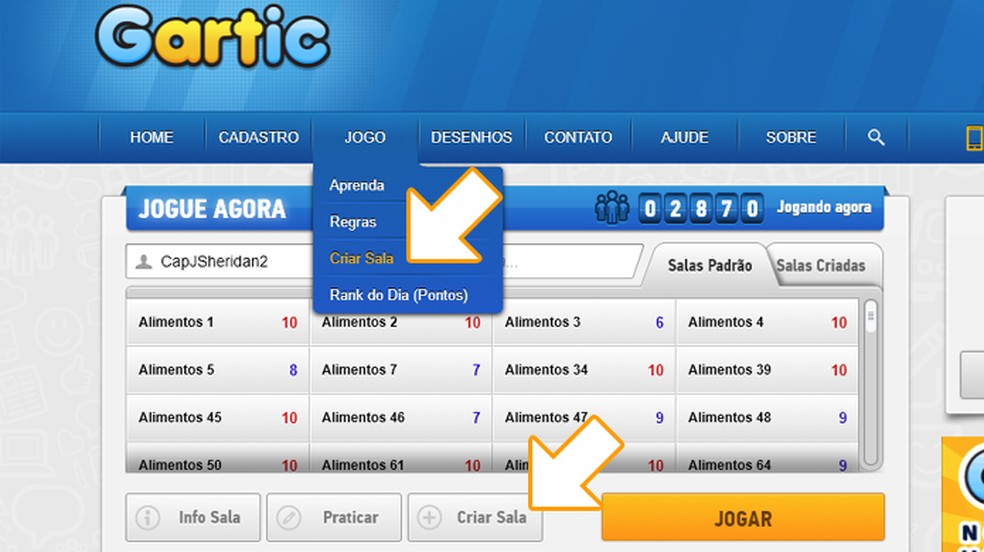 Como criar sala no Gartic | Jogos casuais | TechTudo
