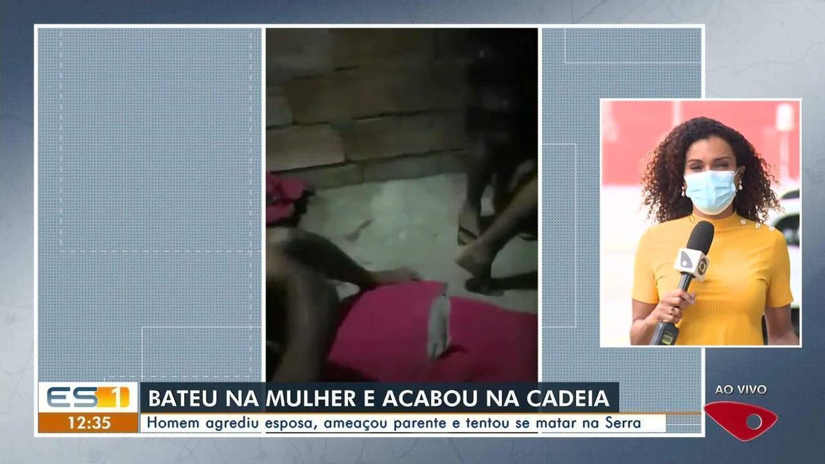 Homem é Preso Após Agredir E Ameaçar Mulher Com Faca Na Serra Es