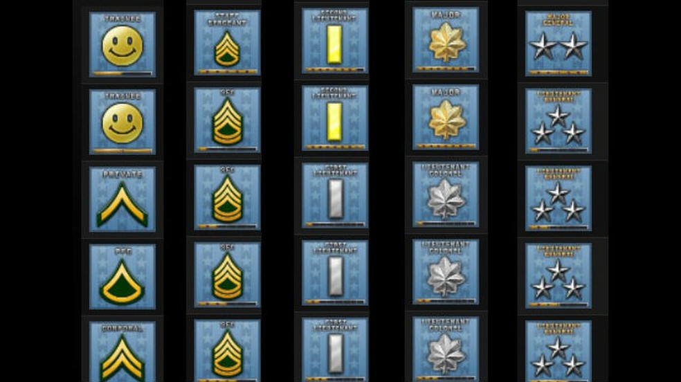 Patentes no Crossfire: entenda ranking do FPS | Jogos de aventura ...