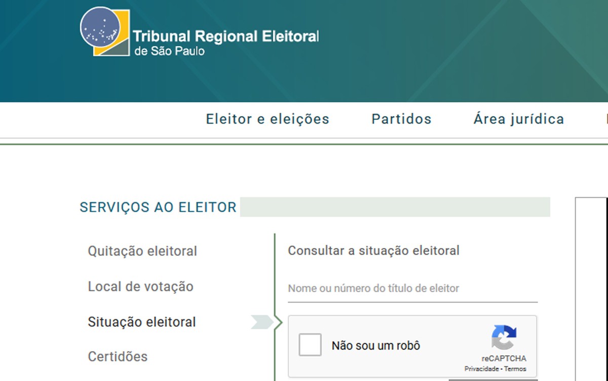 Veja como consultar se seu título de eleitor foi cancelado em SP | São ...