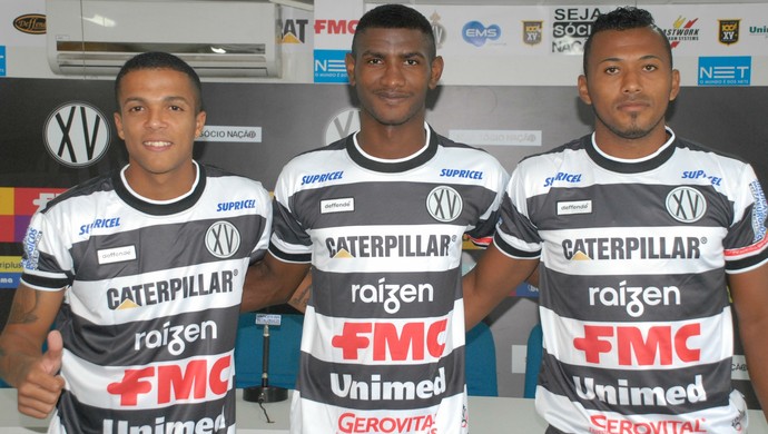 XV apresenta trio para Copa Paulista: zagueiro, lateral-esquerdo e atacante