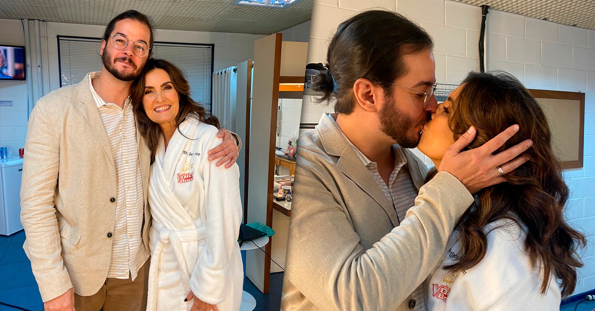 Túlio Gadêlha se derrete por Fátima Bernardes nos bastidores do The ...