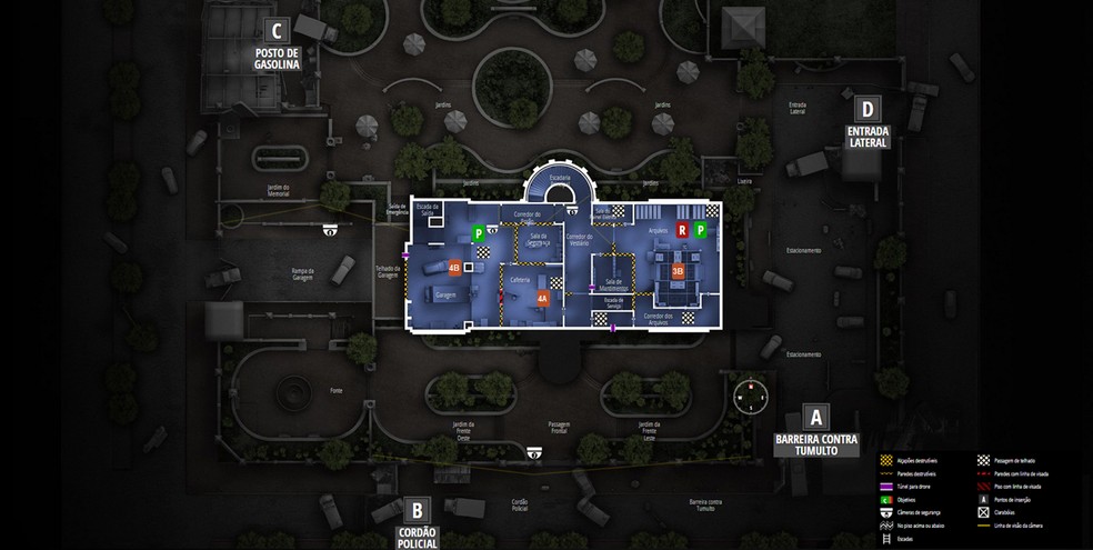Consulado no Rainbow Six Siege: veja os lugares e pontos de referência ...