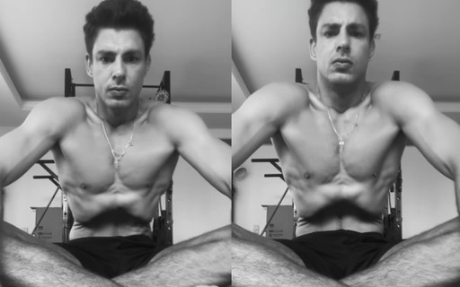 Cauã Reymond mostra habilidade em exercício impressionante de ...