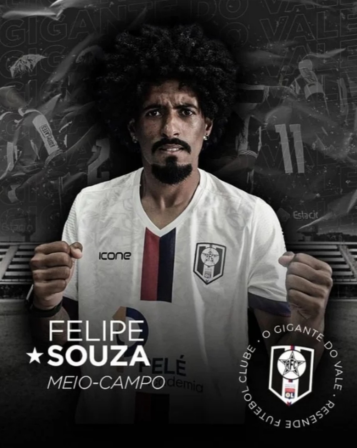 Meia Felipe Souza é mais um reforço anunciado pelo Resende para o ...