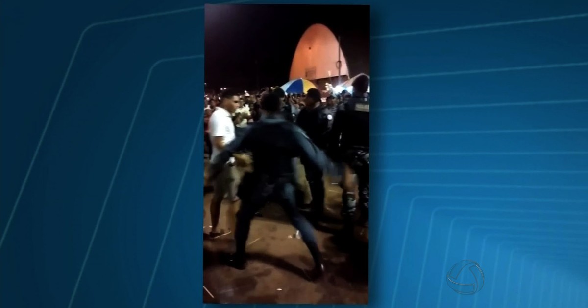 G1 - PM dá soco no rosto de adolescente durante festa em MT; veja o ...