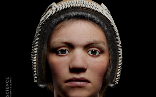 Esse era o rosto de uma criança europeia que viveu há 34 mil anos ...