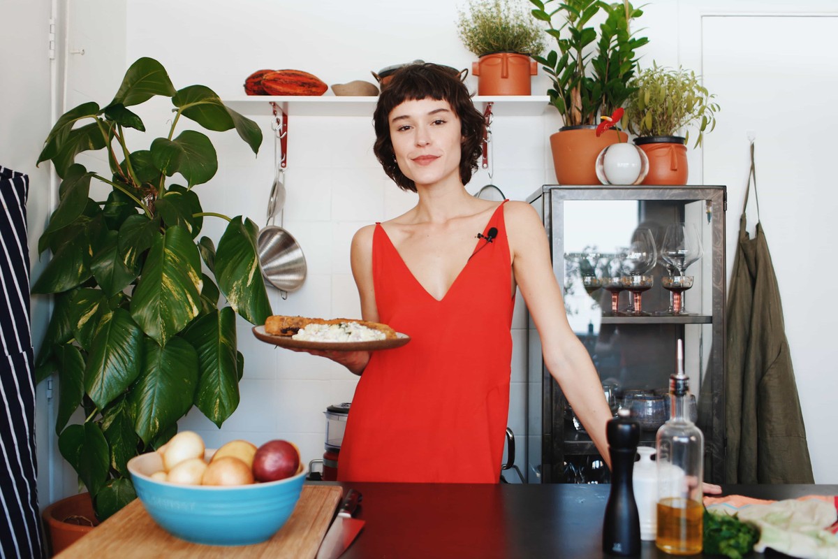 Carré de porco à milanesa com salada de batata da Laura Miranda ...