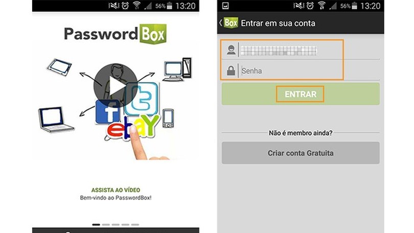 PasswordBox | Software | TechTudo