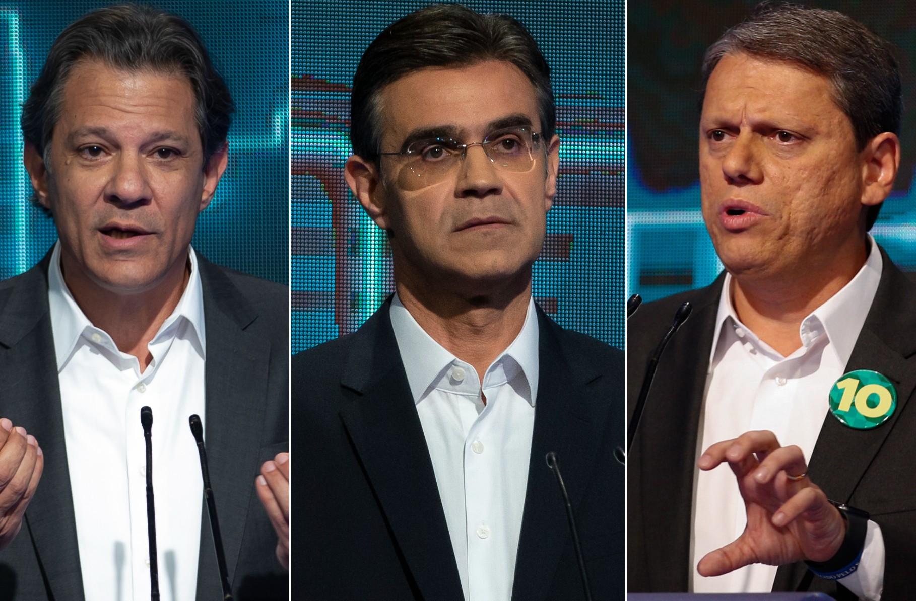 Pesquisa Ipec SP: Haddad chega ao último debate da Globo com 34% ... Pesquisa Ipec SP: Haddad chega ao último debate da Globo com 34% ...