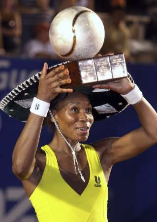 Em Acapulco, Venus conquista o 43º troféu na carreira | Top spin - O Globo