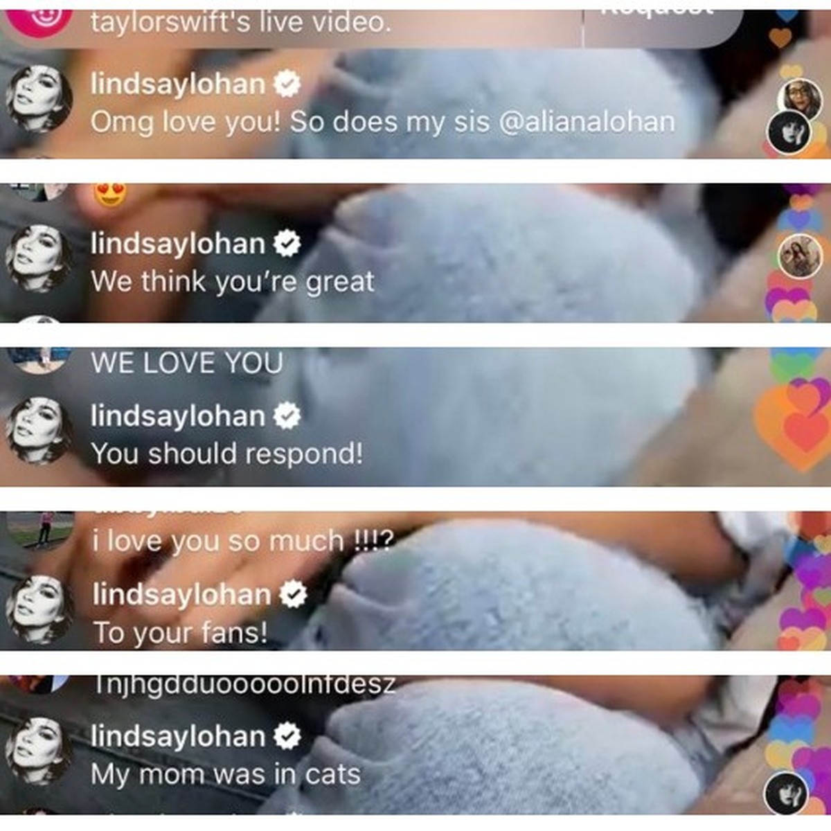 Lindsay Lohan entra em chat de Taylor Swift e tieta cantora ...