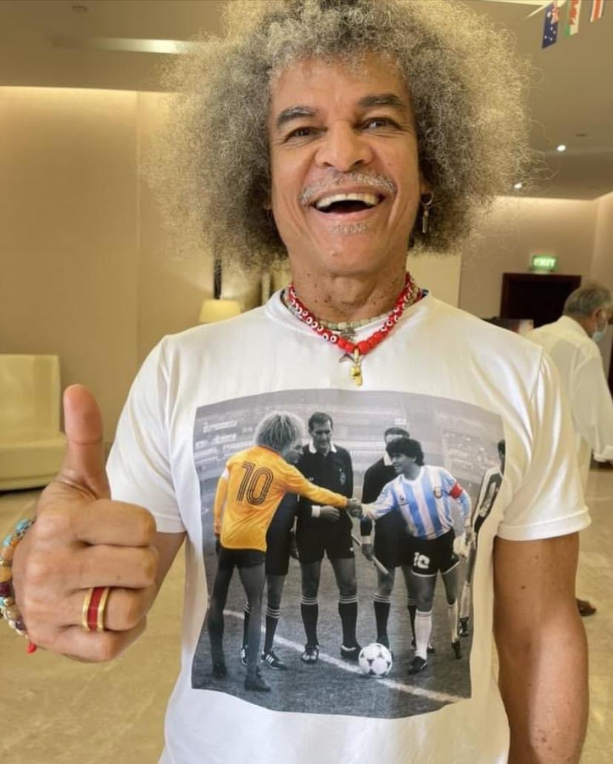 Valderrama diz que Argentina "montou um time para ganhar a Copa, e não ...