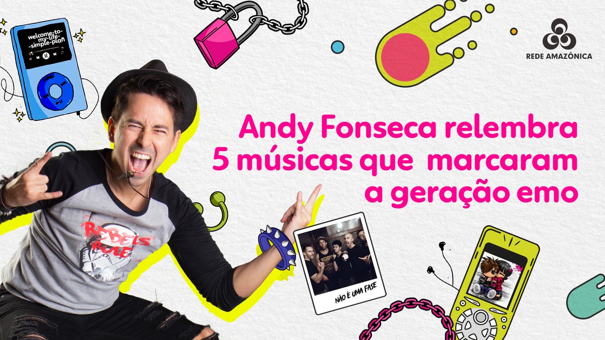 Andy Fonseca relembra 5 músicas que marcaram a geração emo | Rede ...