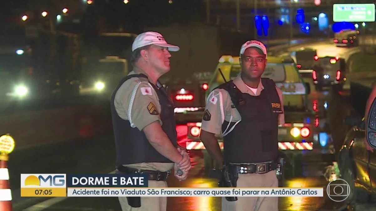 Motorista dorme ao volante e se envolve em acidente no Anel Rodoviário de BH, diz PM | Minas ...