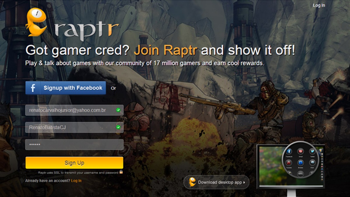 Como usar o Raptr, a rede social mais popular entre os gamers | Dicas e ...