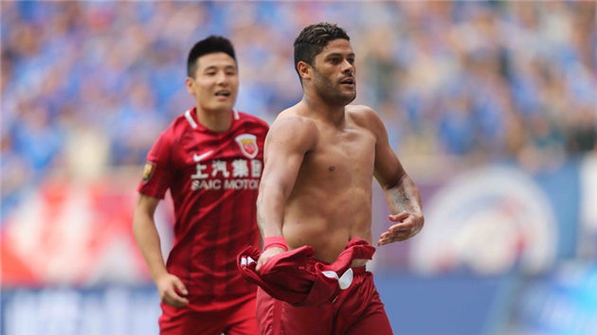 Hulk marca na vitória do Shanghai SIPG sobre o Shanghai Shenhua ...
