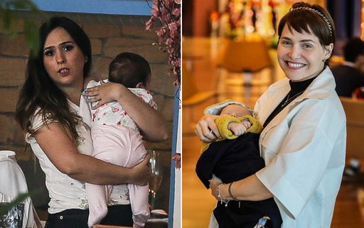 Tatá Werneck e Letícia Colin almoçam com filhos e maridos no Rio - Quem ...