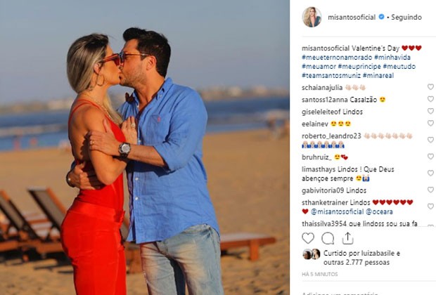 Famosos Comemoram Valentines Day Com Cliques Nas Redes Sociais Quem