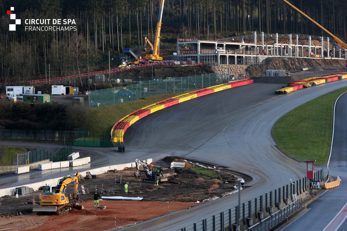 Circuito de Spa-Francorchamps divulga imagens de reformas na pista ...
