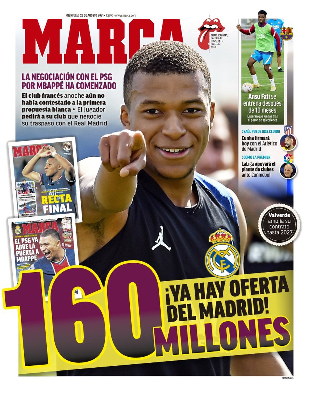 Só se fala em Mbappé: atacante domina capas de jornais, mas PSG rejeita oferta do Real Madrid ...