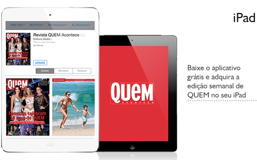 Baixe agora os aplicativos de QUEM para tablet - Quem | QUEM News