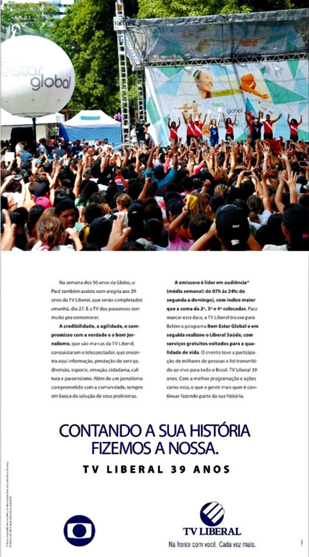 Rede Globo > tv liberal - TV Liberal completa 39 anos nesta segunda-feira
