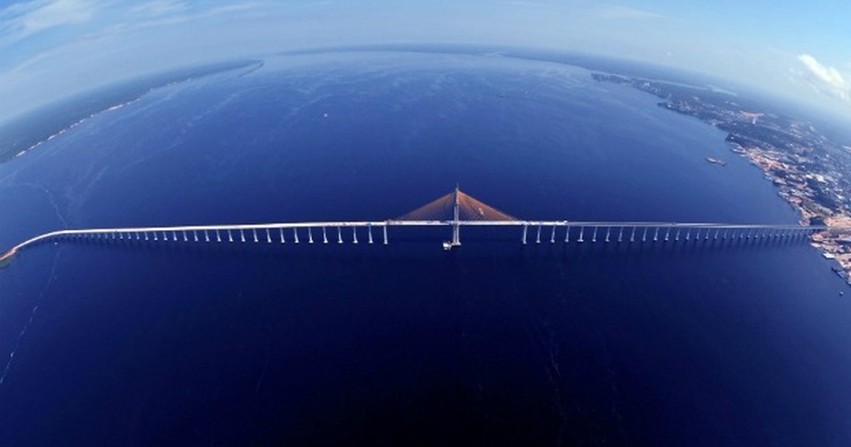 G1 - Ponte sobre Rio Negro, no AM, será inaugurada nesta segunda-feira ...