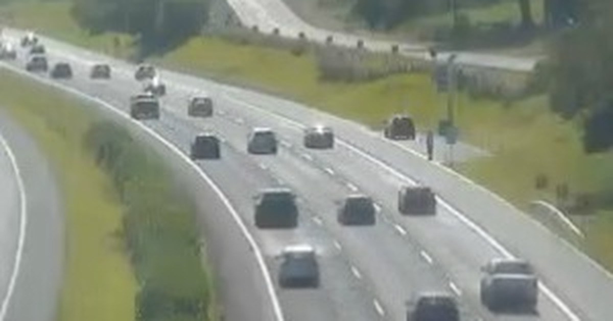 G1 - Freeway e ERS-040 têm trânsito lento no retorno do Litoral Norte ...