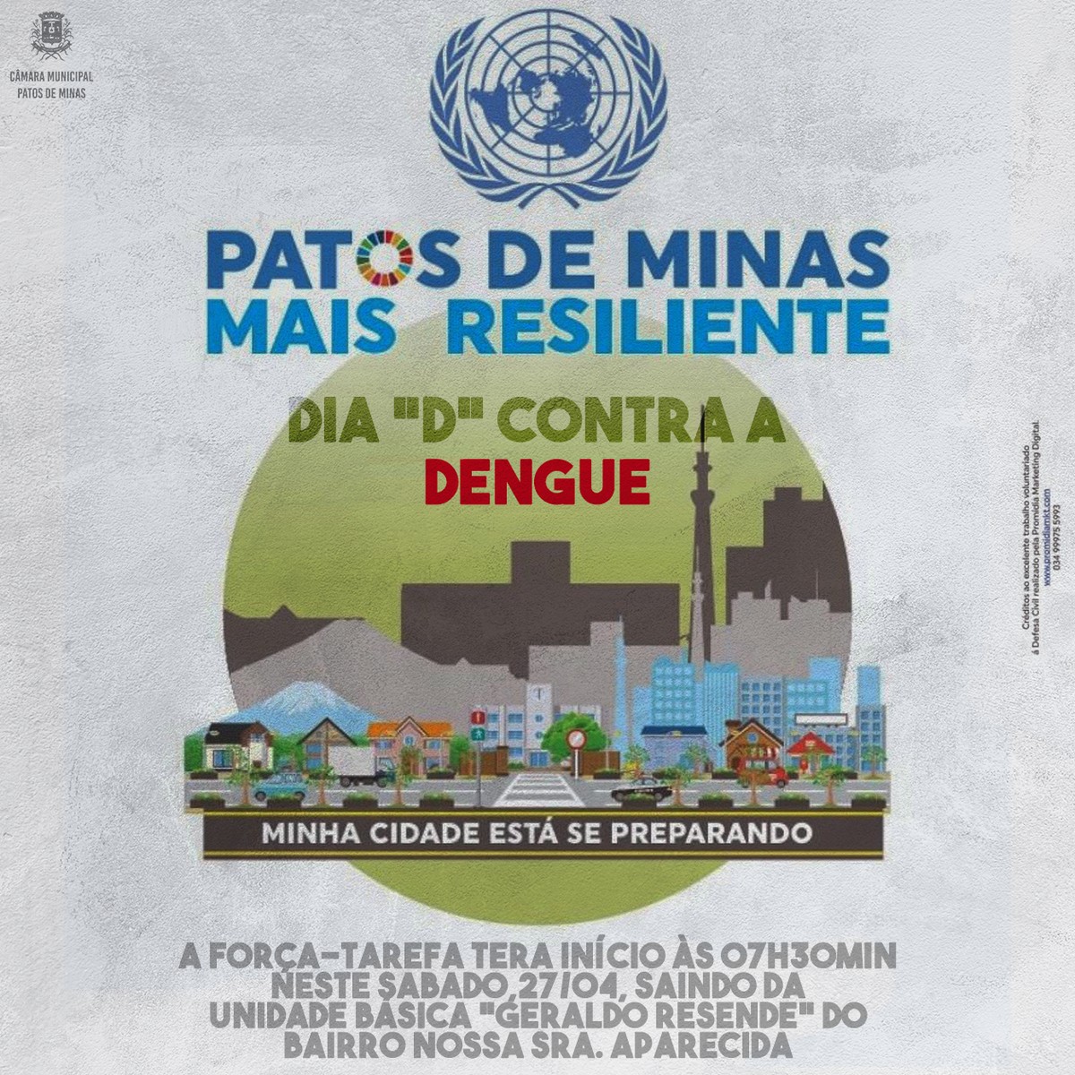 Caminhada do ‘Dia D’ de combate à dengue é realizada neste sábado em ...