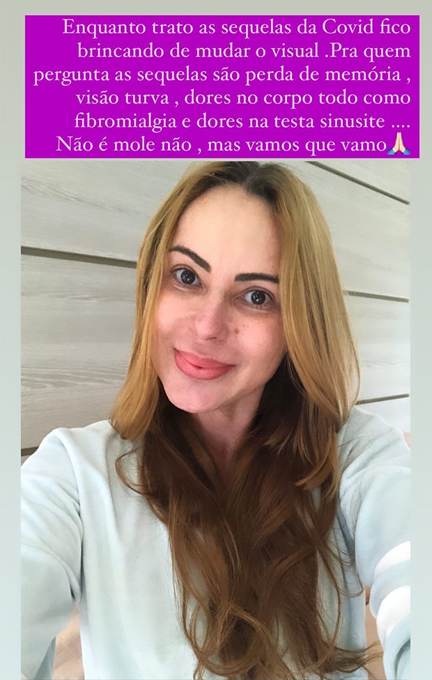 Mari Saade lamenta sequelas da Covid com dores e perda de memória: "Não ...