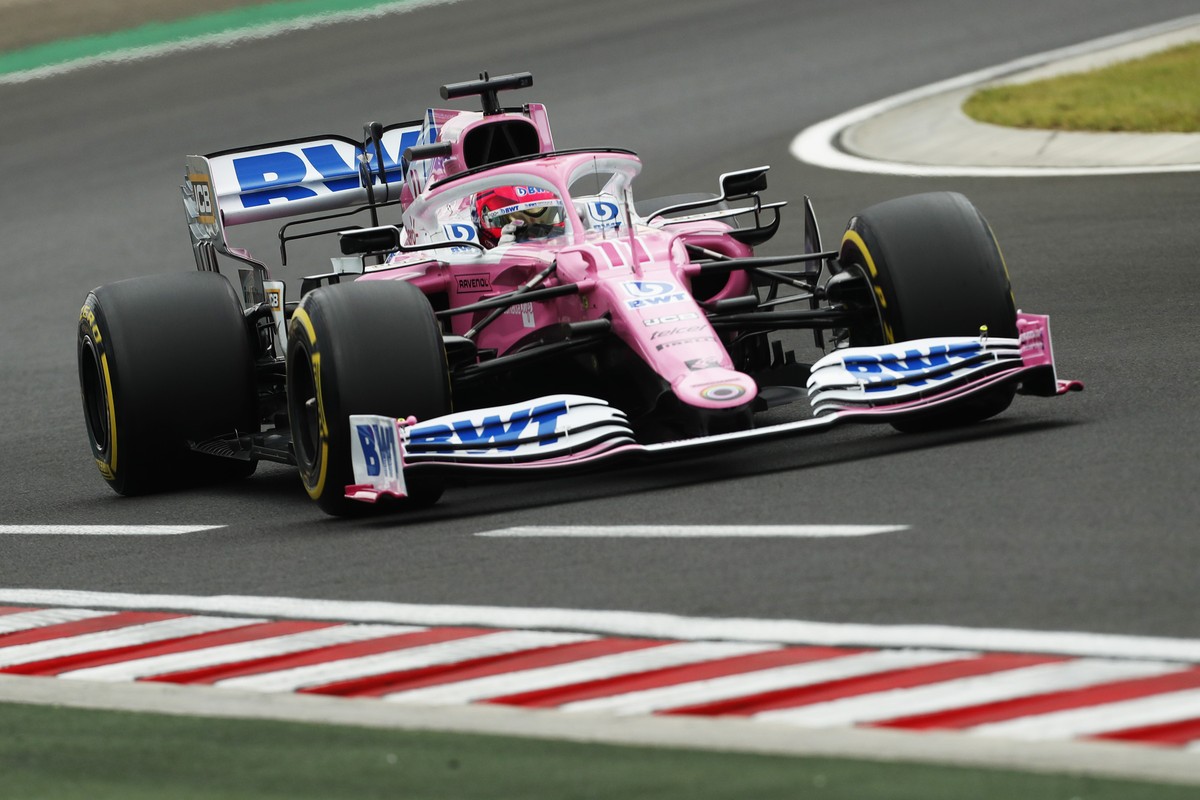 Pérez fica tonto e tem dor no pescoço; "Mercedes rosa" só perde para ...