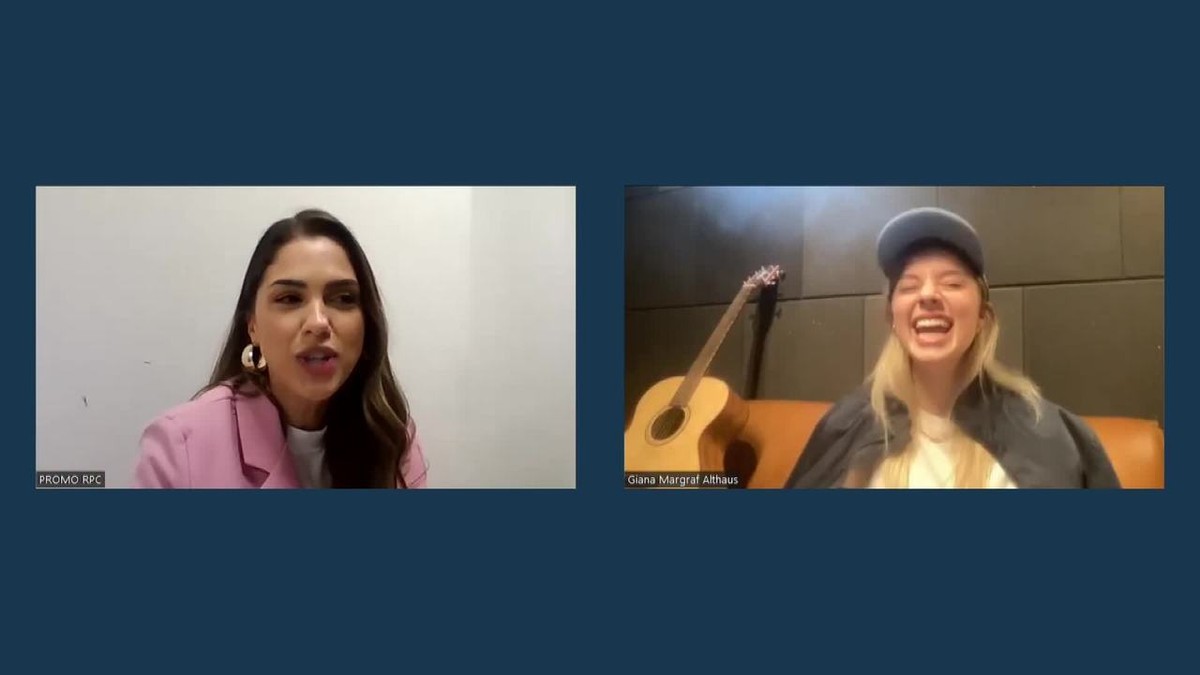 A artista paranaense Giana Althaus comenta sobre novo single e carreira ...