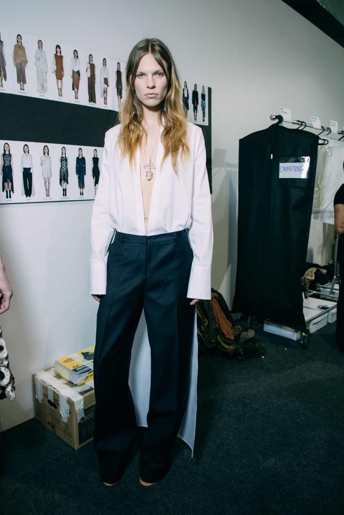 Go back: entre nos bastidores do inverno 2015 da Animale | Moda | Vogue