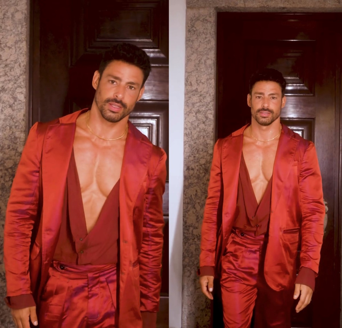 Cauã Reymond derrete web com vídeo sensual e ganha emoji de Johnny Massaro | Moda | Glamour