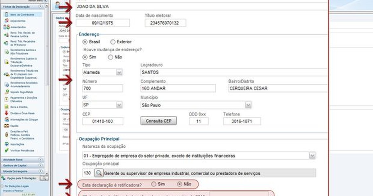 G1 - Identificação do contribuinte - notícias em Imposto de Renda 2011