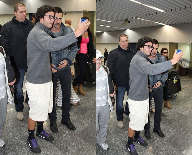 Colin Farrell tira foto com fã em aeroporto do Rio de Janeiro - Quem ...